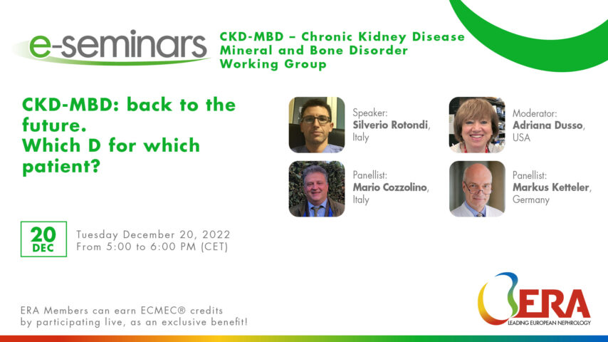 CKD-MBD Working Group | ERA